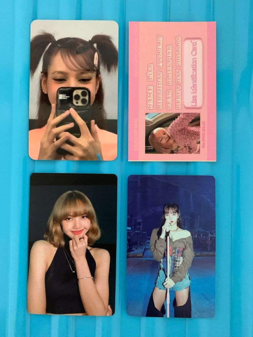 Blackpink Lisa Photocard Set, Hobbies & Toys, Memorabilia ...