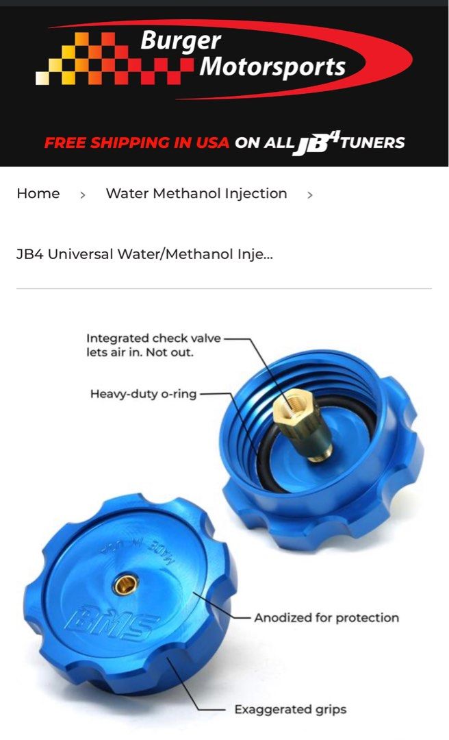 BMS JB4 Universal Water / Methanol Injection (WMI) Kit with 2 Gallons ...