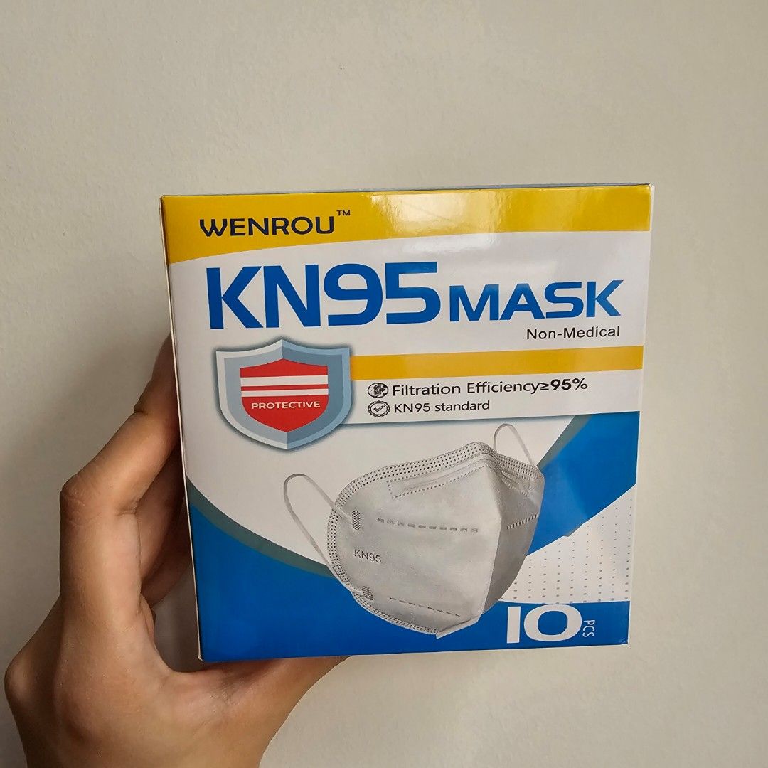 BN KN95 Masks x10 Wenrou 1 Box Filtration Efficiency 95%, Health ...