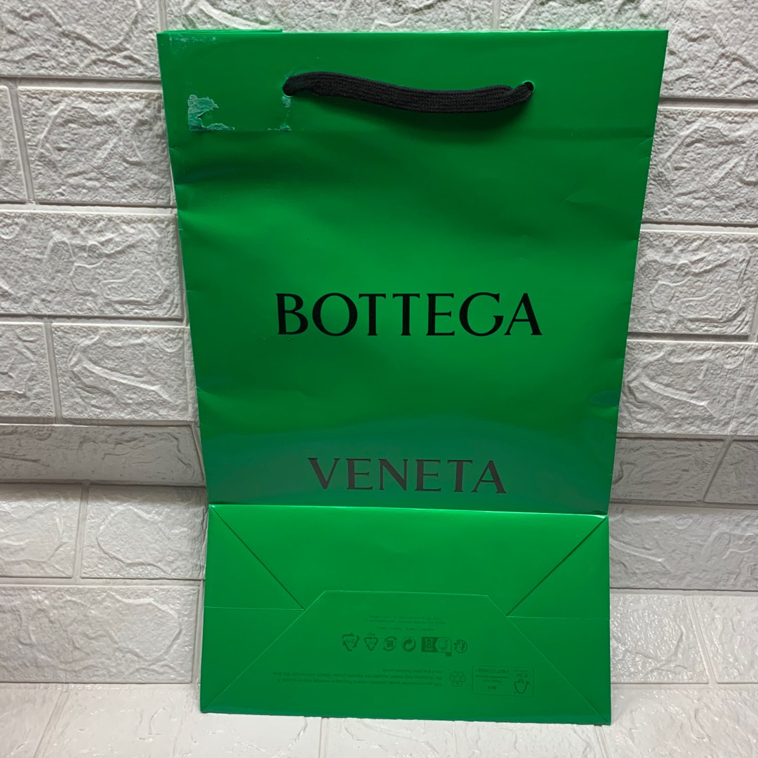 Bottega Venetta Paperbag, Luxury, Bags & Wallets on Carousell