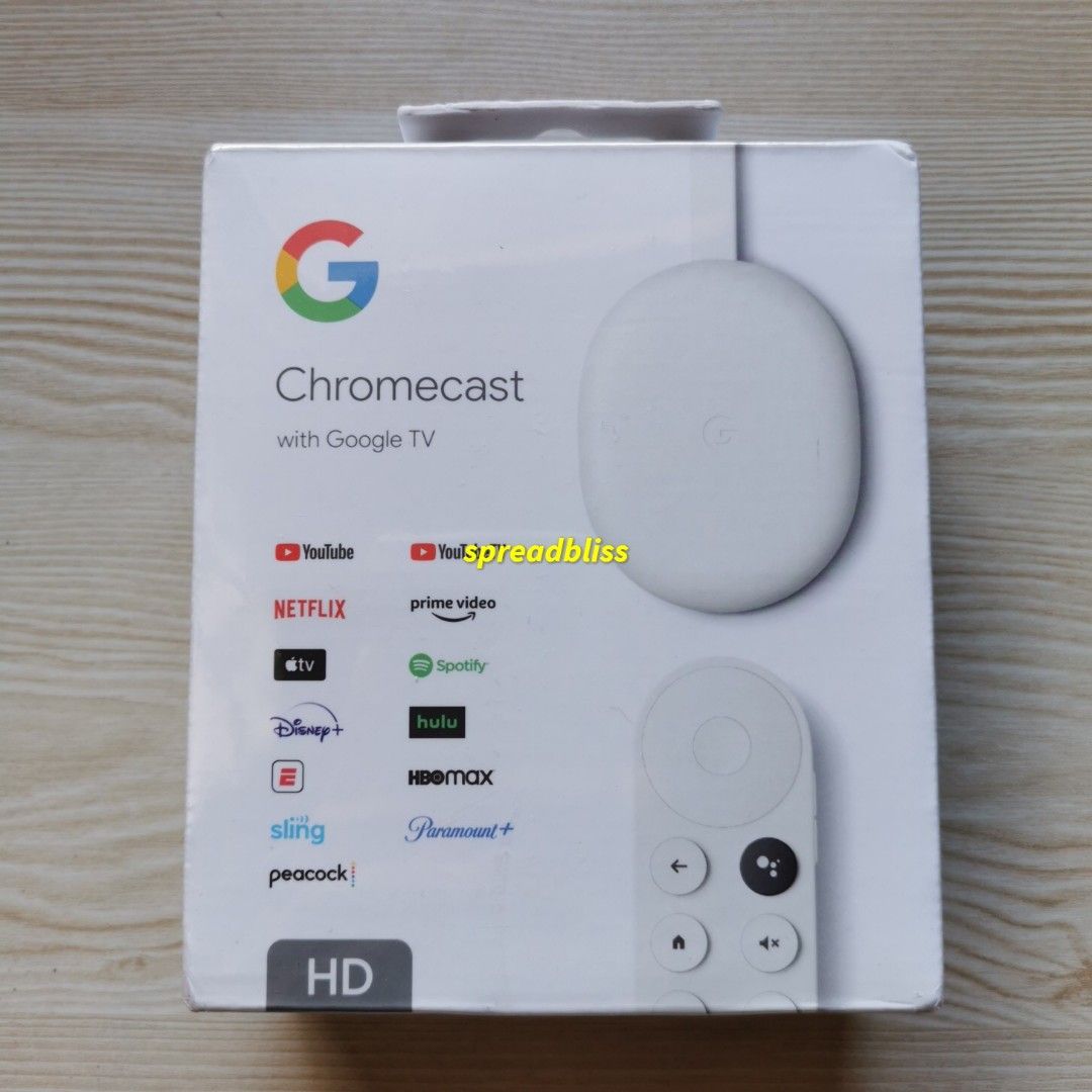 Brand New Google Chromecast HD with Google TV 4th Generation, TV & Home ...