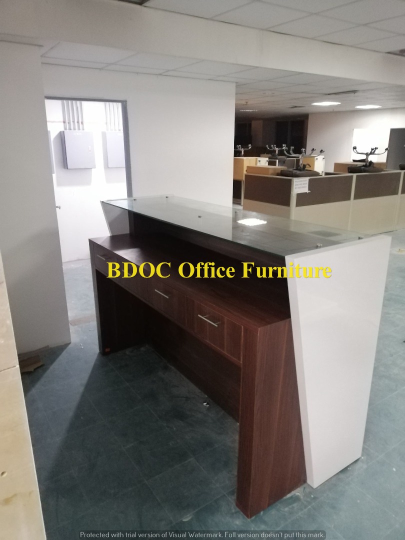Brand New Reception Counter/ Customized Reception Counter/ Office ...