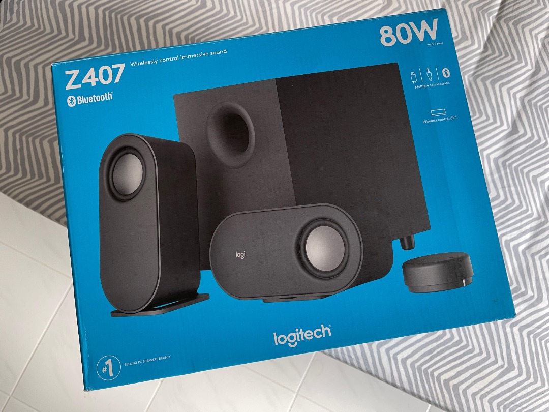 Brand New Sealed Logitech Z407 2.1 Bluetooth Computer Speakers with ...