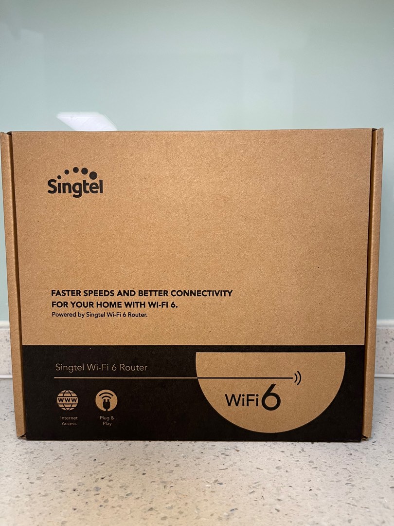 Brand new Singtel mesh router, Computers & Tech, Parts & Accessories ...