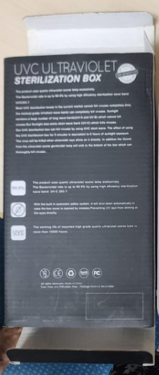 Brand New UVC Ultraviolet Sterilisation Box, Furniture & Home Living, Home Improvement ...