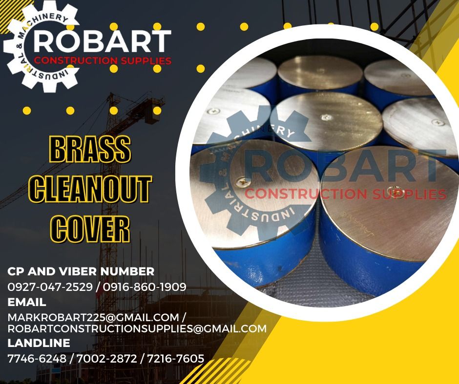 Brass Cleanout Cover, Commercial & Industrial, Construction & Building ...
