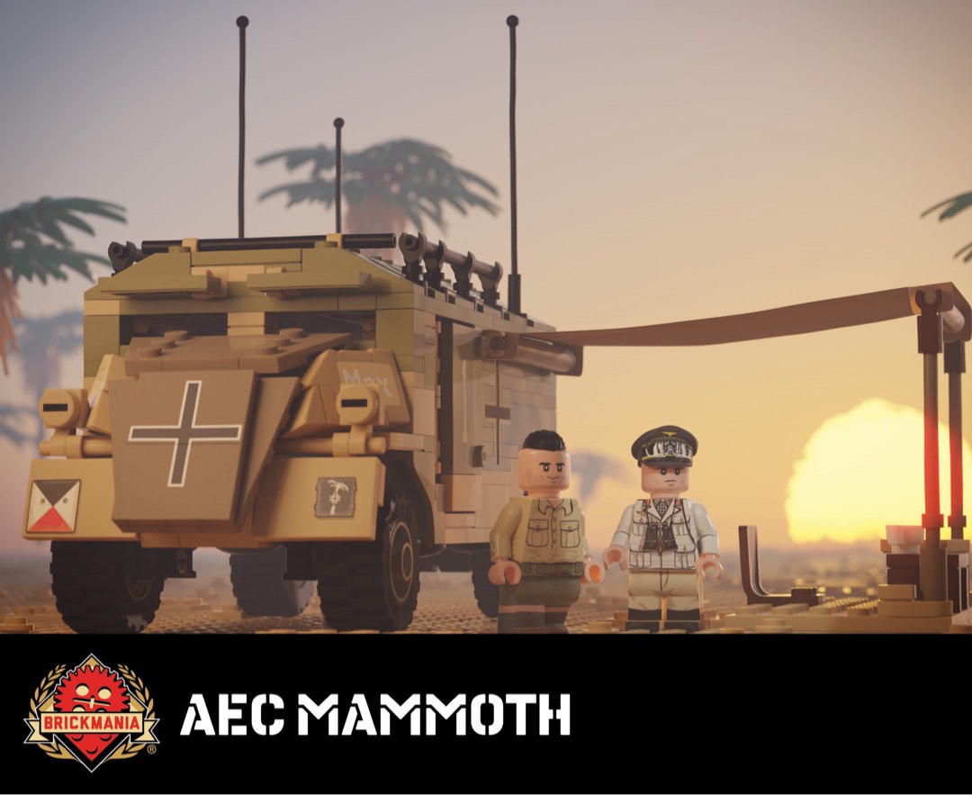 BRICKMANIA - ACE Mammoth Rommel's Armored Command Vehicle, 預購 - Carousell