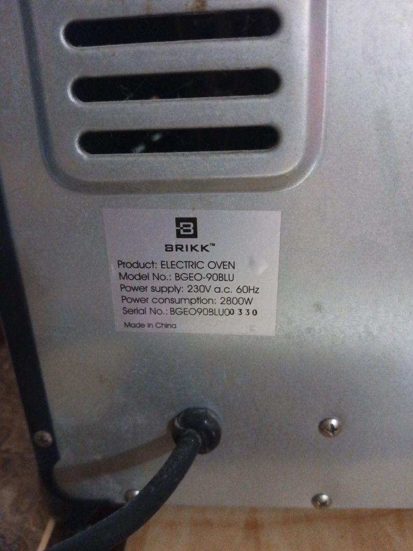 Brikk 90 ltrs, TV & Home Appliances, Kitchen Appliances, Ovens ...