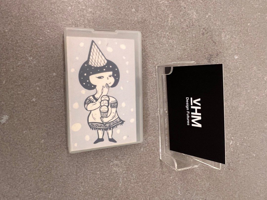 Muji translucent Business card name card holder / clear business card ...