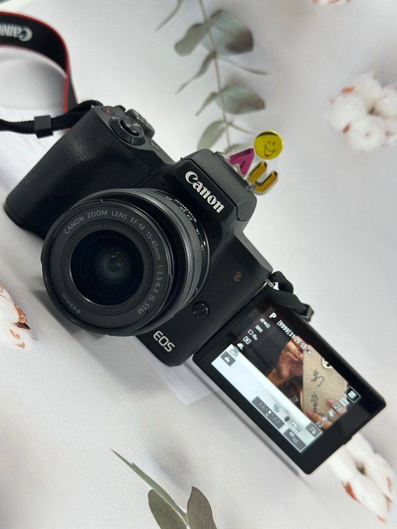 Canon Eos M50 Mark2 Mirrorless 2023 Camera WIFI Tilt Touch Screen ...