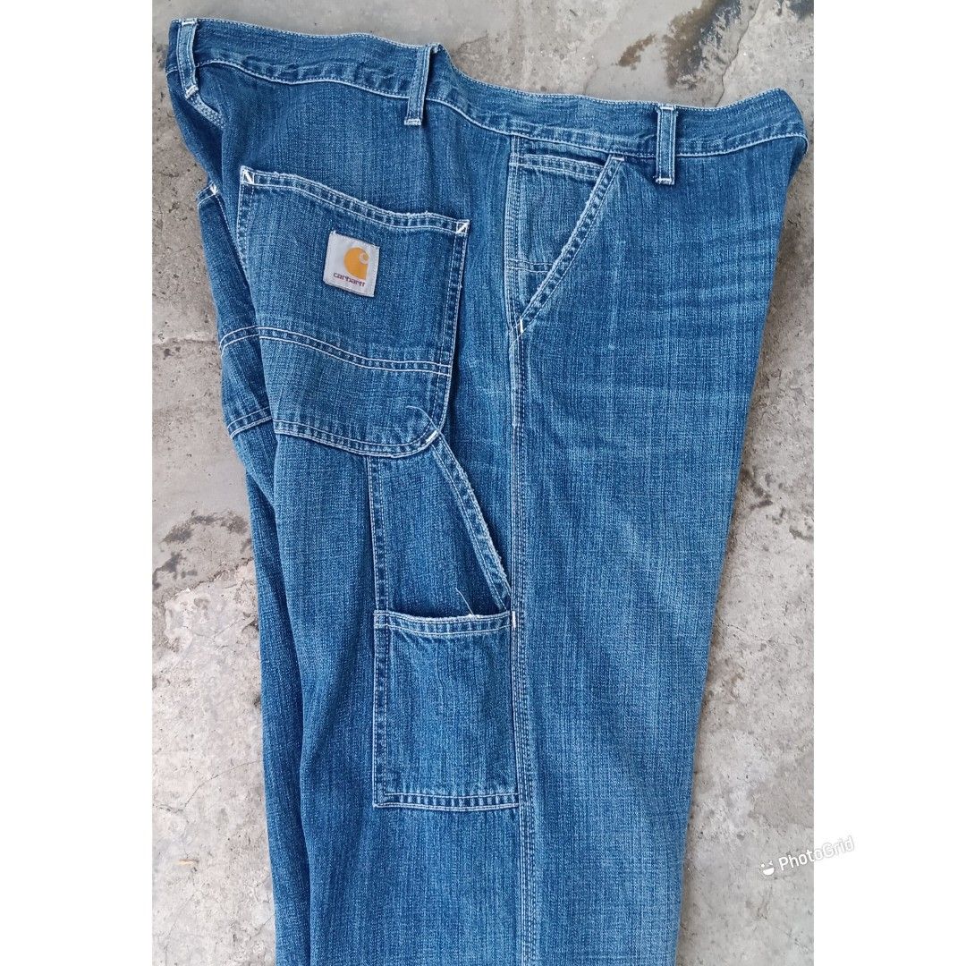 Carhartt Carpenter Denim, Men's Fashion, Bottoms, Jeans on Carousell