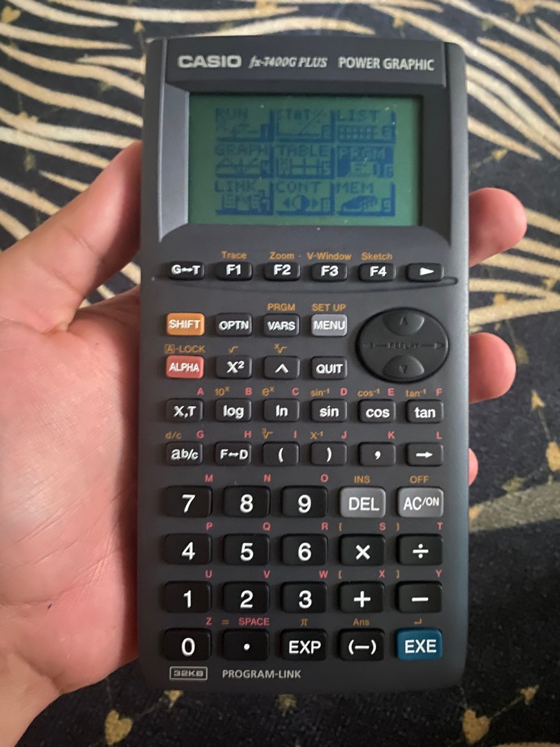CASIO FX-7400G PLUS 32KB Graphic Calculator, Computers & Tech, Parts ...
