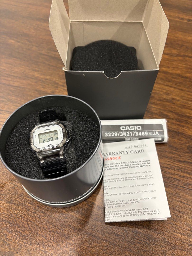 CASIO G-SHOCK RYO ISHIKAWA SIGNATURE MODEL DW-5600RI22-1JR, Men's ...