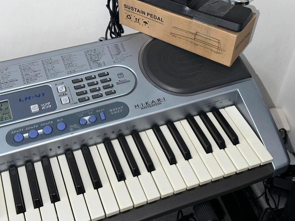 Casio LK41 61 Keys Touch Response Piano Keyboard, Hobbies & Toys, Music ...