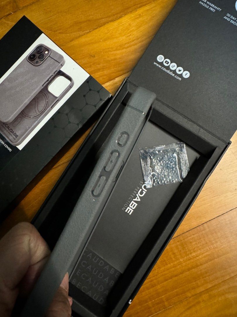 Caudabe Sheath Grey iPhone 15 Pro Max (Button Cover Version), Mobile ...