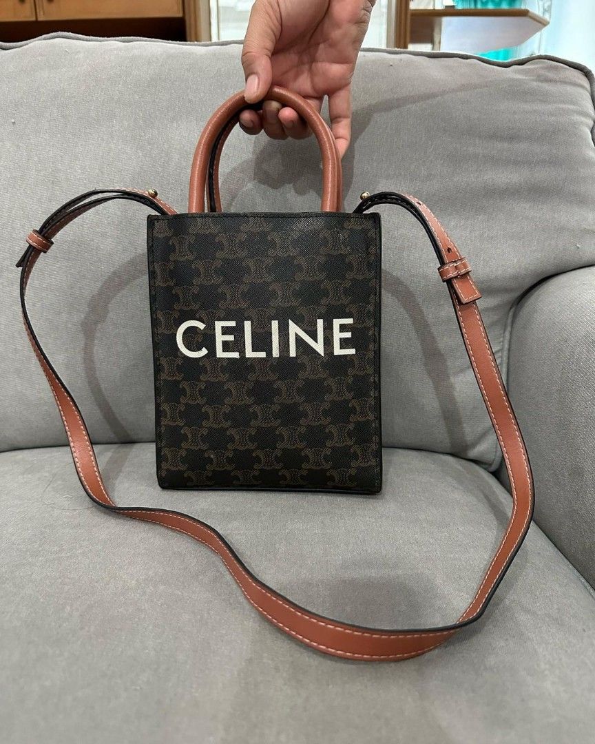 Celine made in Italy full kulit asli, Fesyen Wanita, Tas & Dompet di ...