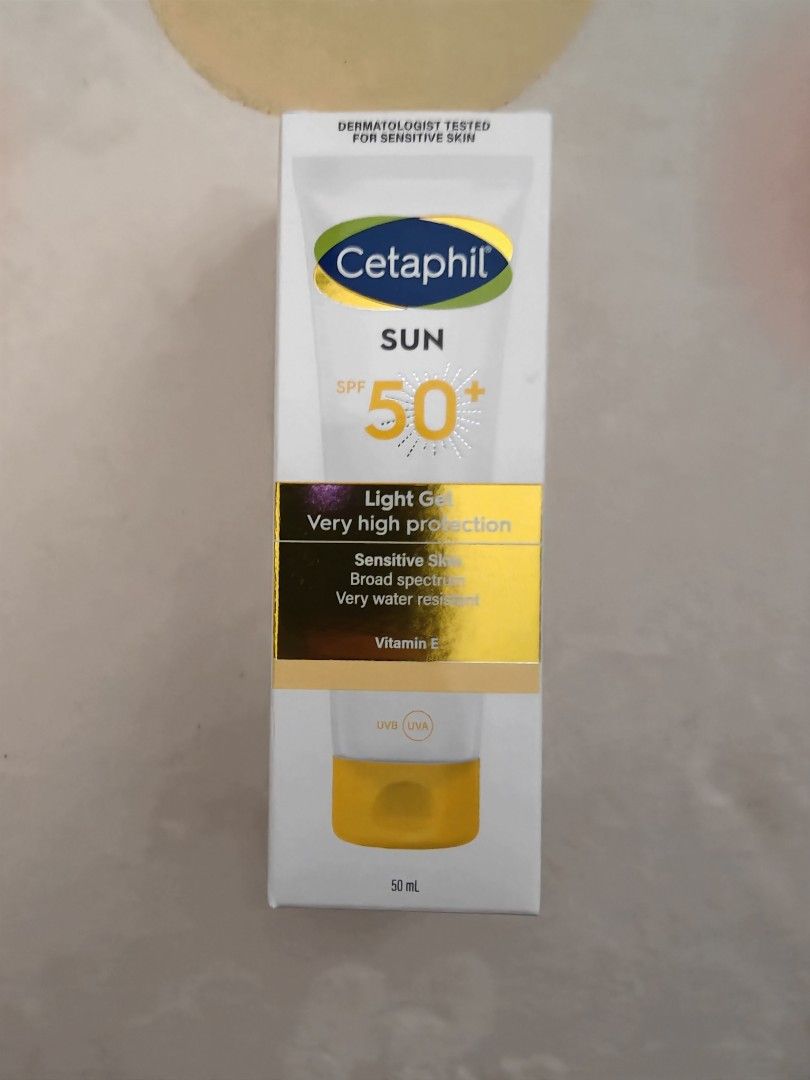 Cetaphil Light Gel Sunscreen SPF 50, Beauty & Personal Care, Face, Face ...