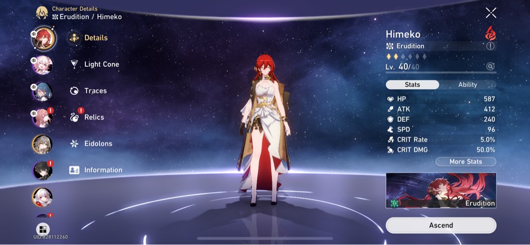 Cheap 16k+ stellar jade guaranteed pity Himeko+sig lightcone + Clara ...