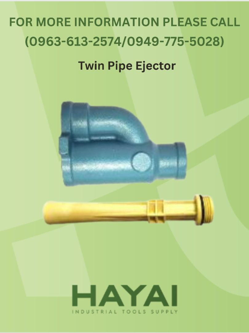C.I. Twin Pipe Ejector 2", Commercial & Industrial, Construction Tools ...