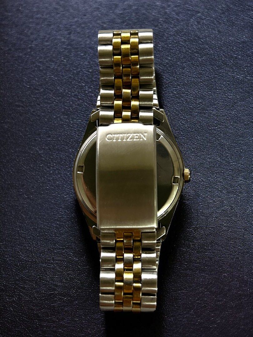 Citizen JDM “Datejust” Homage CQ Two Tone Kanji Day Date Wheel Jubilee ...