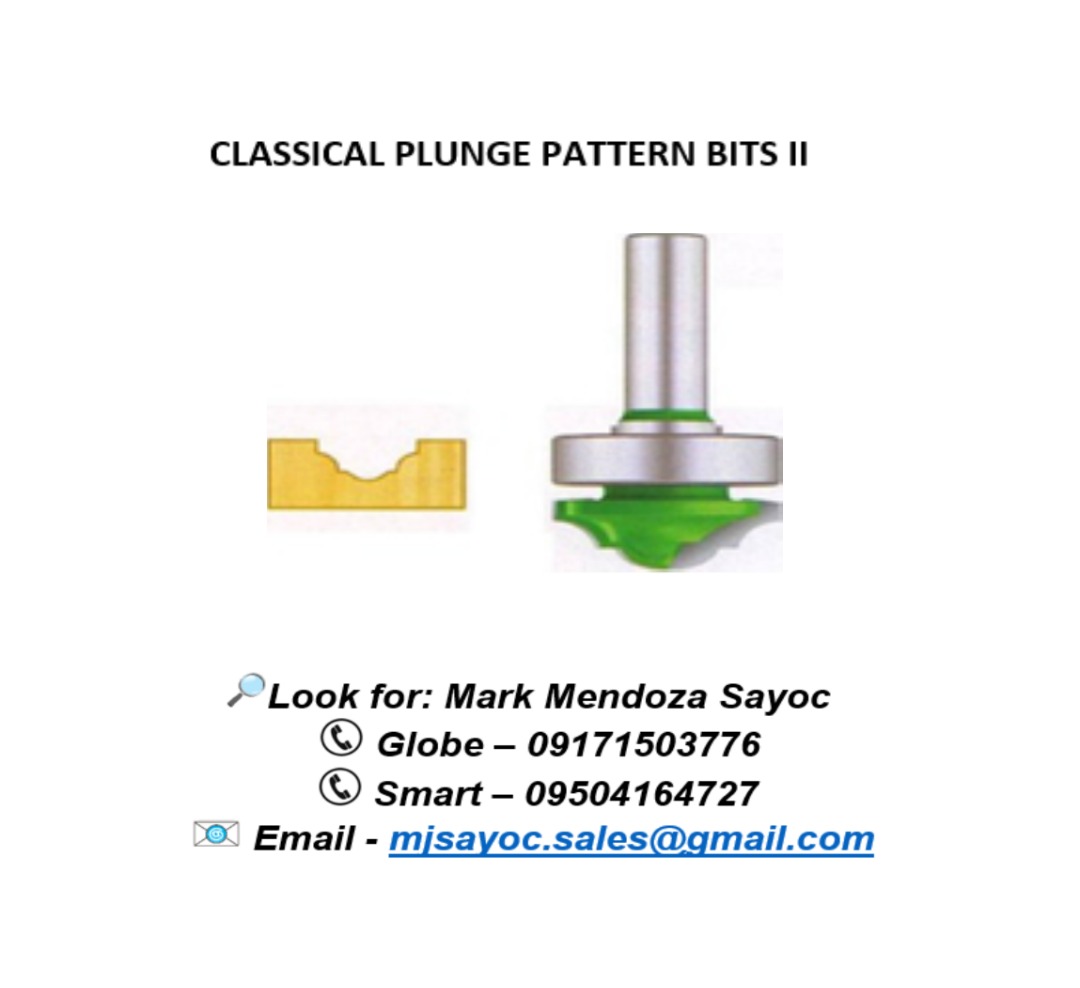 CLASSICAL PLUNGE PATTERN BITS II, Commercial & Industrial, Construction ...