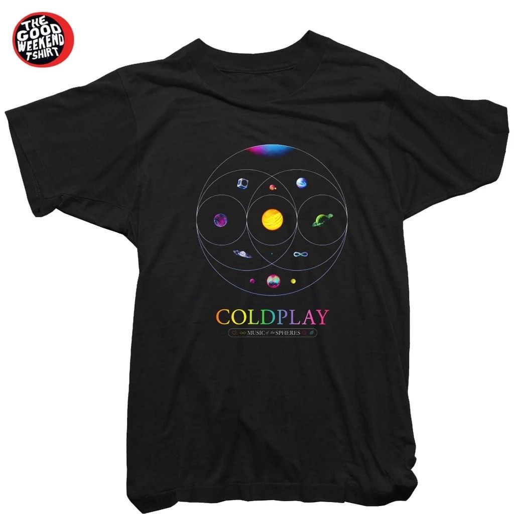 COLDPLAY MUSIC OF THE SPHERES TSHIRT., Men's Fashion, Tops & Sets ...