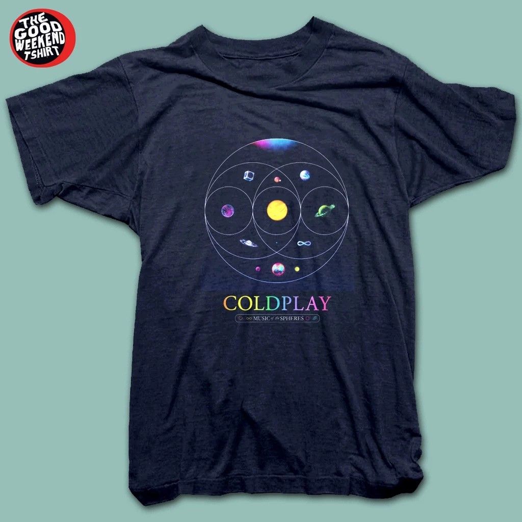 COLDPLAY MUSIC OF THE SPHERES TSHIRT., Men's Fashion, Tops & Sets ...