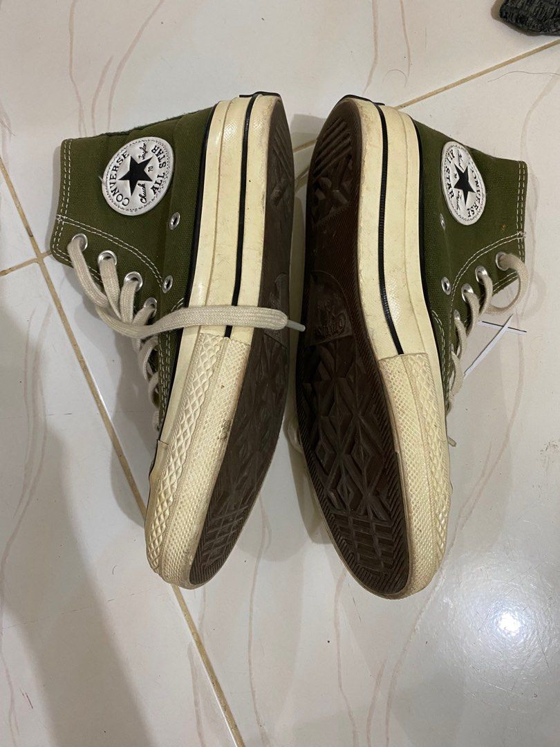 Converse 70s army, Fesyen Wanita, Sepatu di Carousell