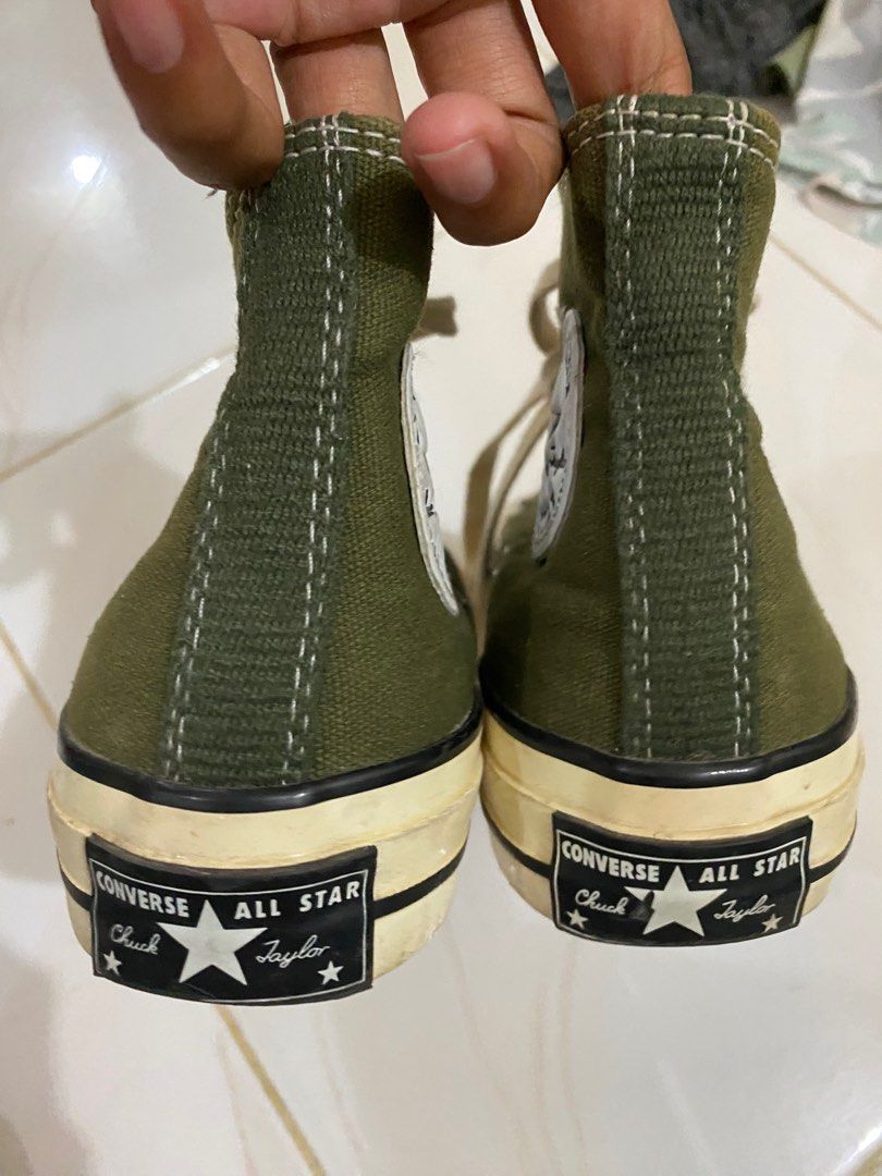 Converse 70s army, Fesyen Wanita, Sepatu di Carousell