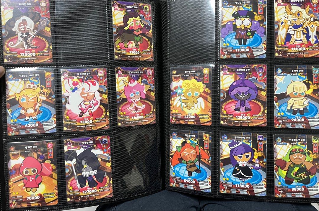 Cookie Run Kingdom CRK TCG Korean card with binder, Hobbies & Toys ...