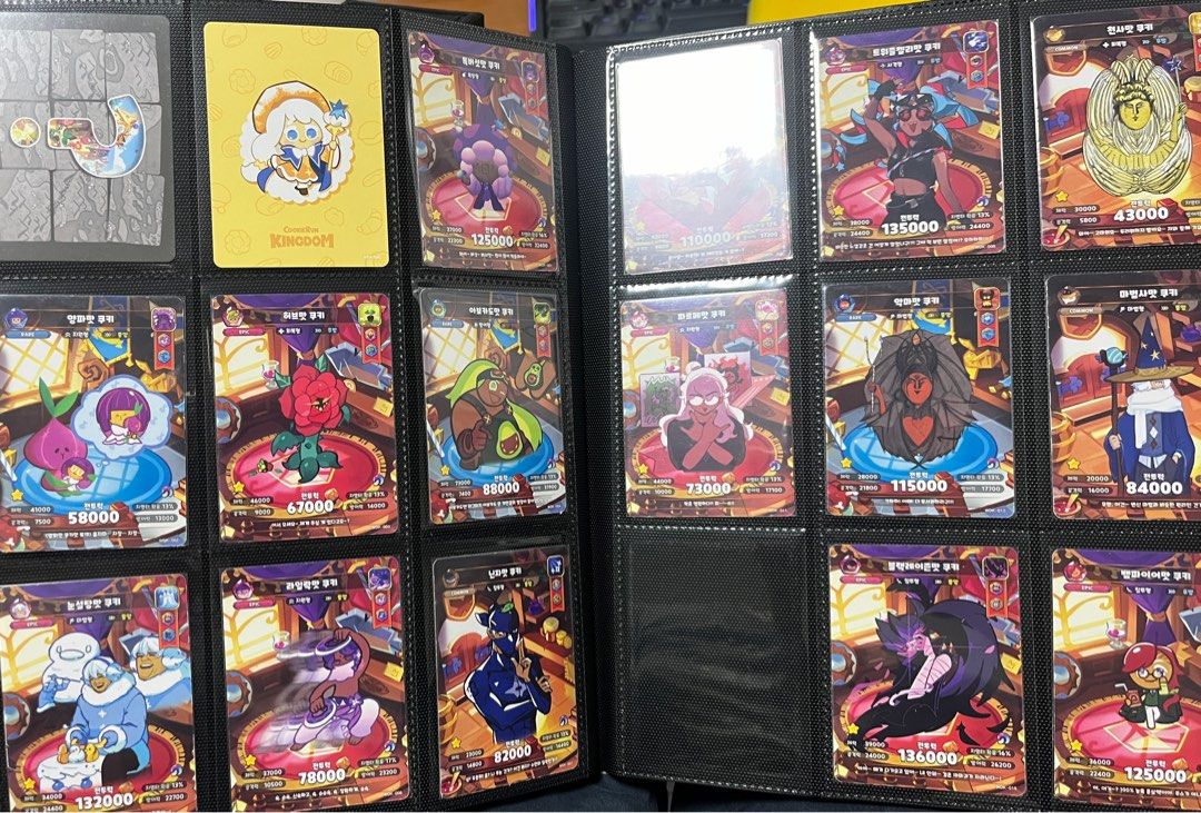 Cookie Run Kingdom CRK TCG Korean card with binder, Hobbies & Toys ...
