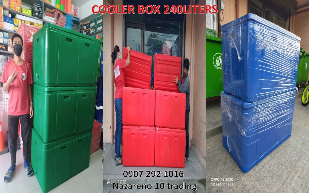 Cooler box 240Liters 795, Furniture & Home Living, Home Improvement ...