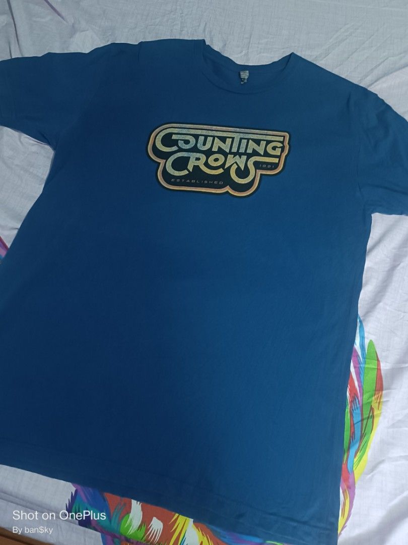Counting Crows in 017 tour shirt, Men's Fashion, Tops & Sets, Tshirts ...