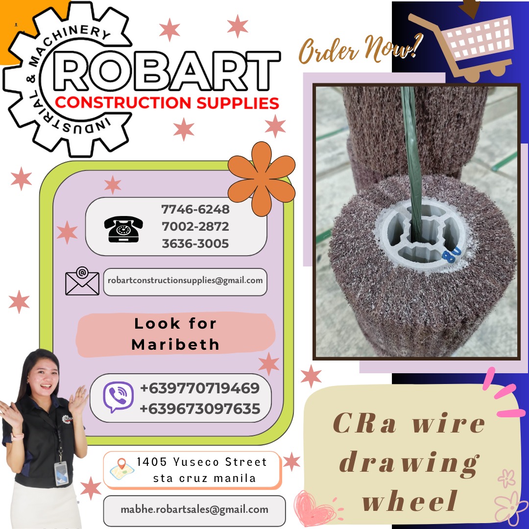 CRa wire drawing wheel, Commercial & Industrial, Construction Tools ...