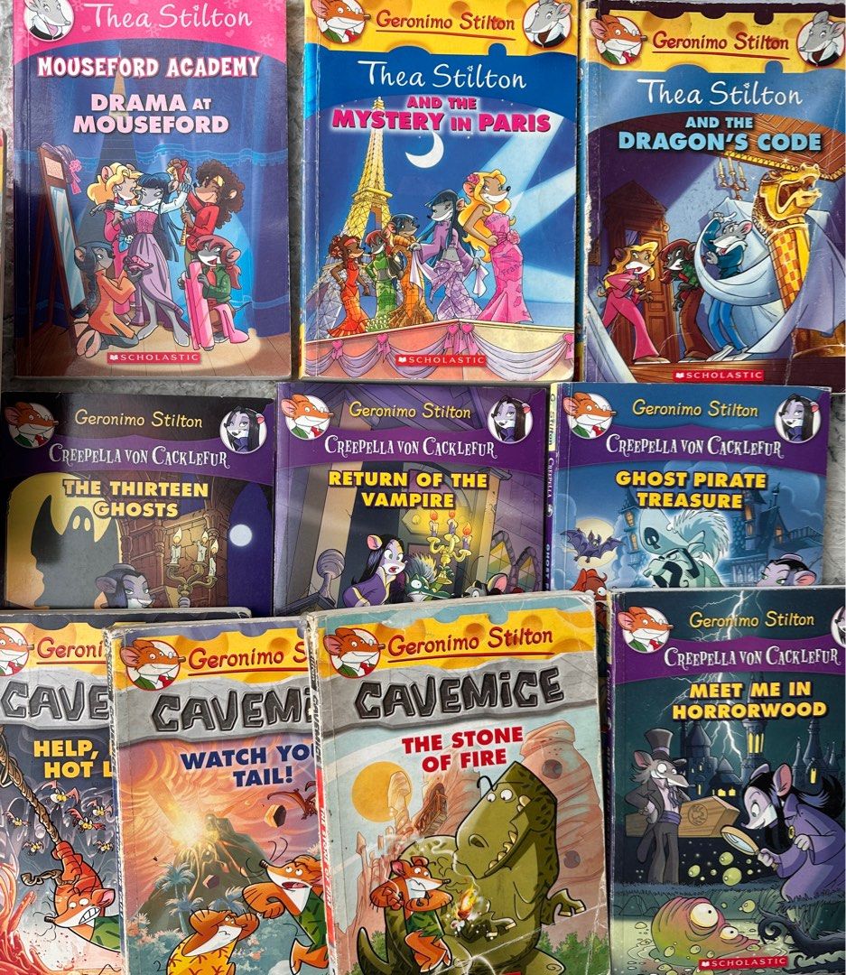 Creepella / Geronimo/ Thea Stilton / cave mice, Hobbies & Toys, Books ...