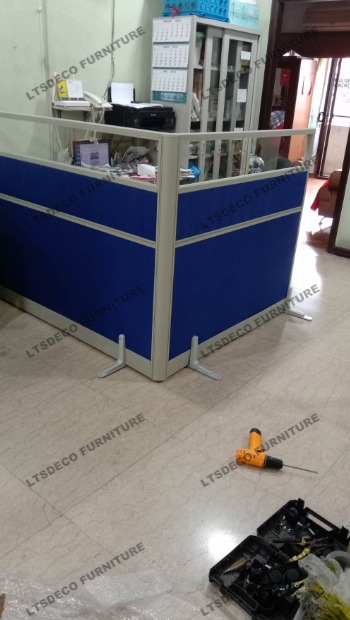 CUSTOM MADE WORKSTATION L SHAPE TABLE OFFICE FURNITURE AND PARTITION ...