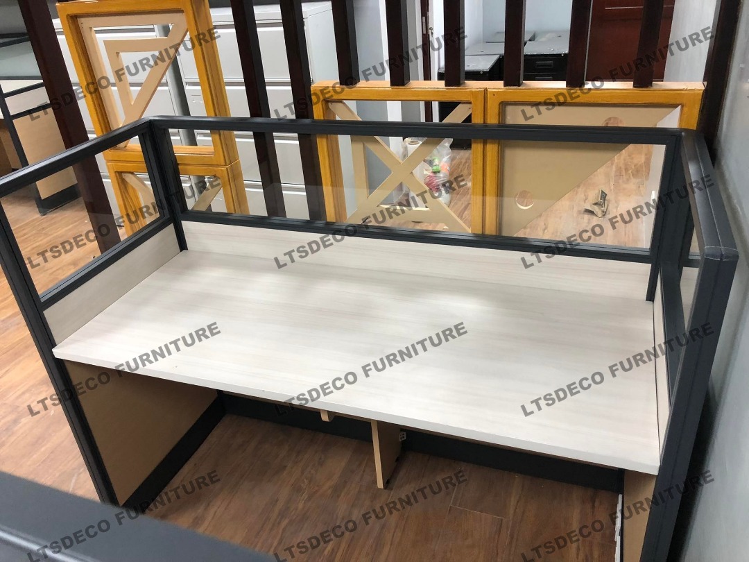 CUSTOM MADE WORKSTATION TABLE OFFICE FURNITURE AND PARTITION, Furniture ...