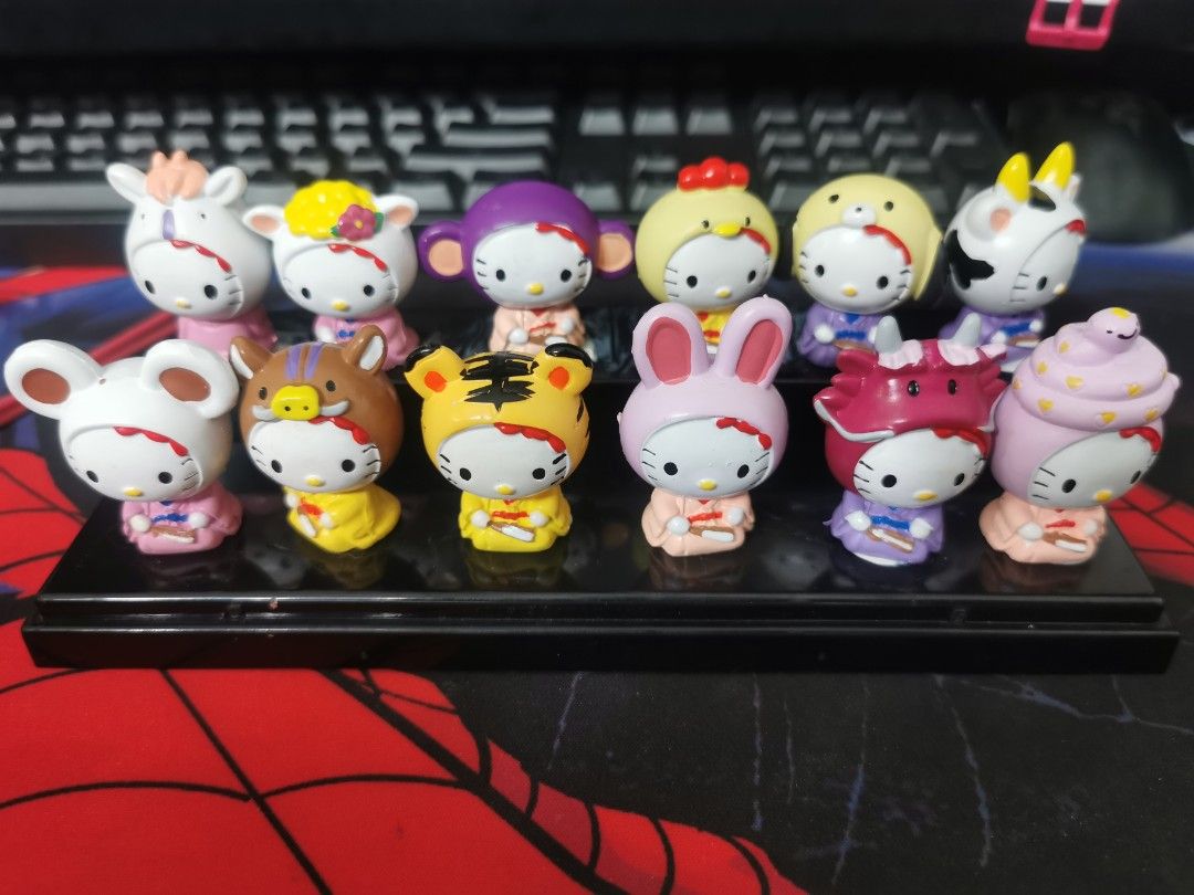 Cute Hello Kitty Chinese Zodiac models, Hobbies & Toys, Toys & Games on ...