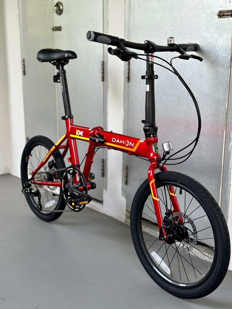 Dahon K One Red, 20 Inch 9 Speed Folding Bike (Pre-Order), Sports Equipment, Bicycles & Parts ...