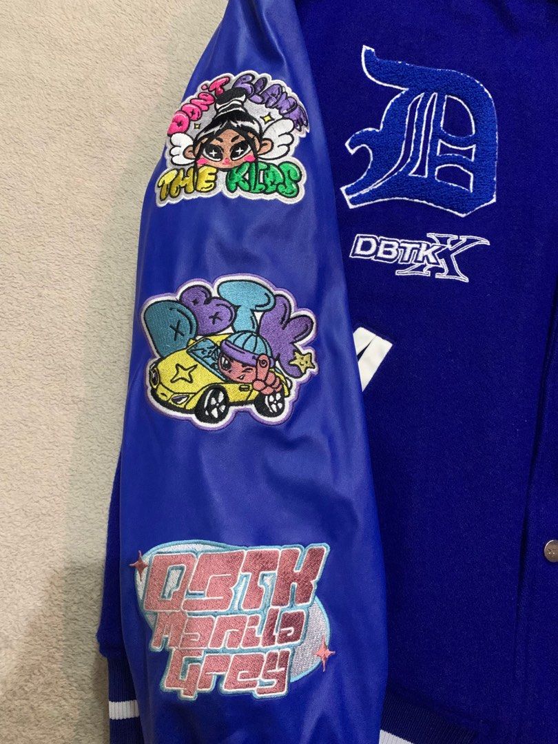 DBTK x MANILA GREY Letterman Jacket, Men's Fashion, Coats, Jackets and ...