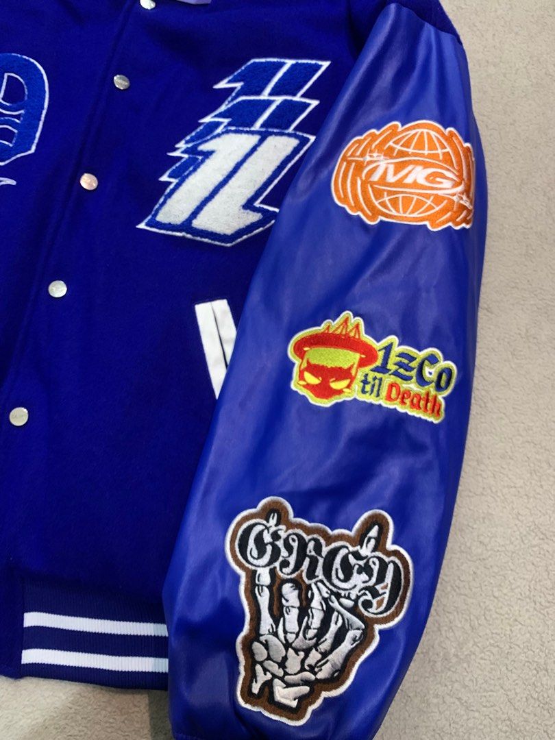 DBTK x MANILA GREY Letterman Jacket, Men's Fashion, Coats, Jackets and ...