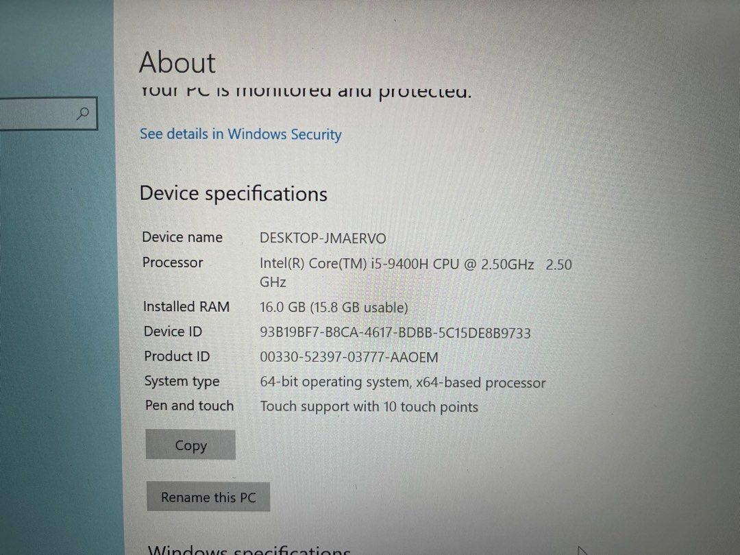 Dell Latitude 5401 i5 9th Gen 14.0” Touchscreen Laptop, Computers ...