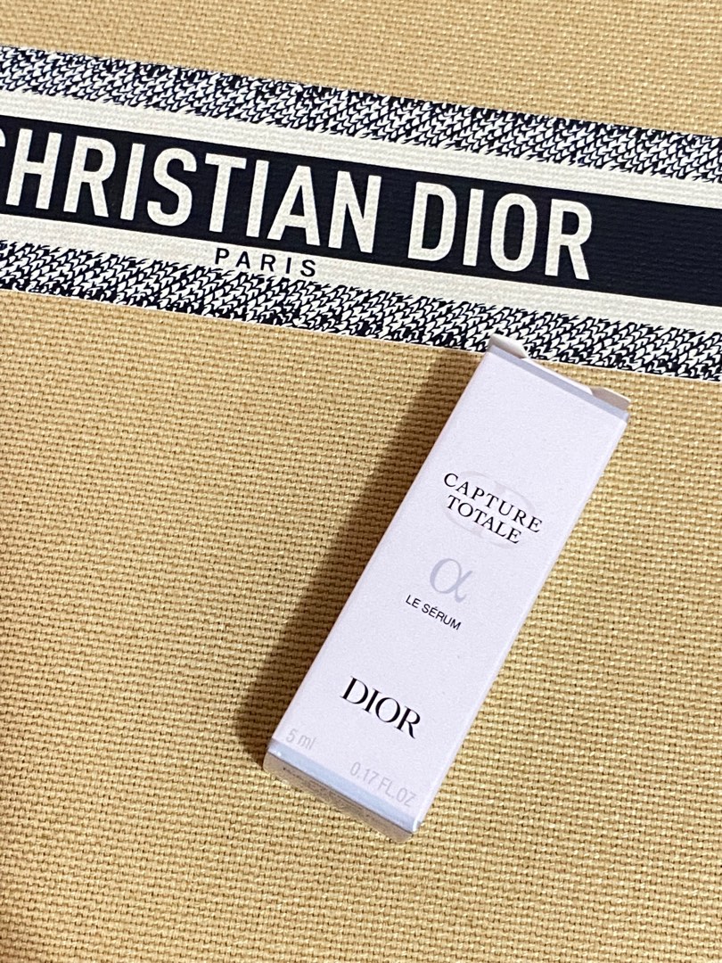 Dior capture totale le serum sample 5ml 全新完美活能超效精華(升級版) travel size, 美容 ...