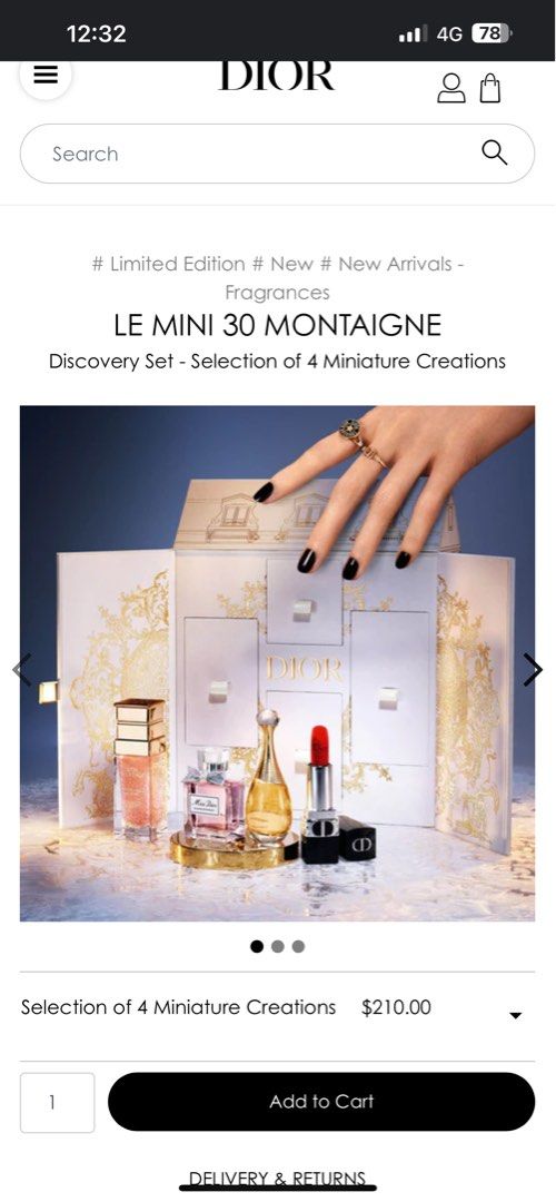 Dior Le Mini 30 Montaigne, Beauty & Personal Care, Fragrance & Deodorants on Carousell