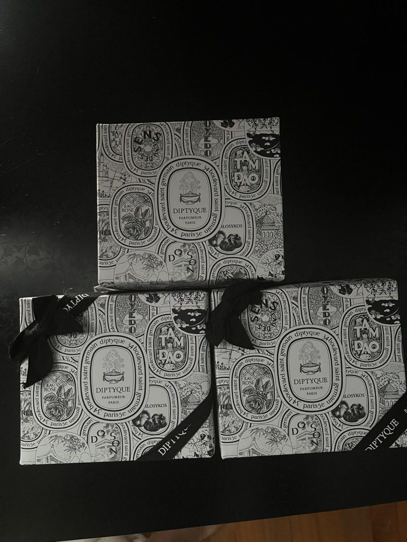 Diptyque amenity kits from Qatar Airways business class, Luxury ...