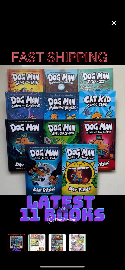 Dog Man Books, Hobbies & Toys, Books & Magazines, Children's Books on ...