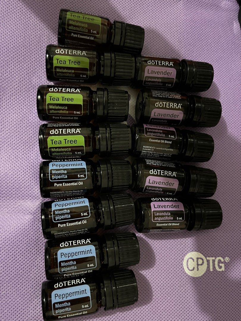 doTERRA Peppermint Lavender Tea Tree 5ml, Furniture & Home Living, Home ...