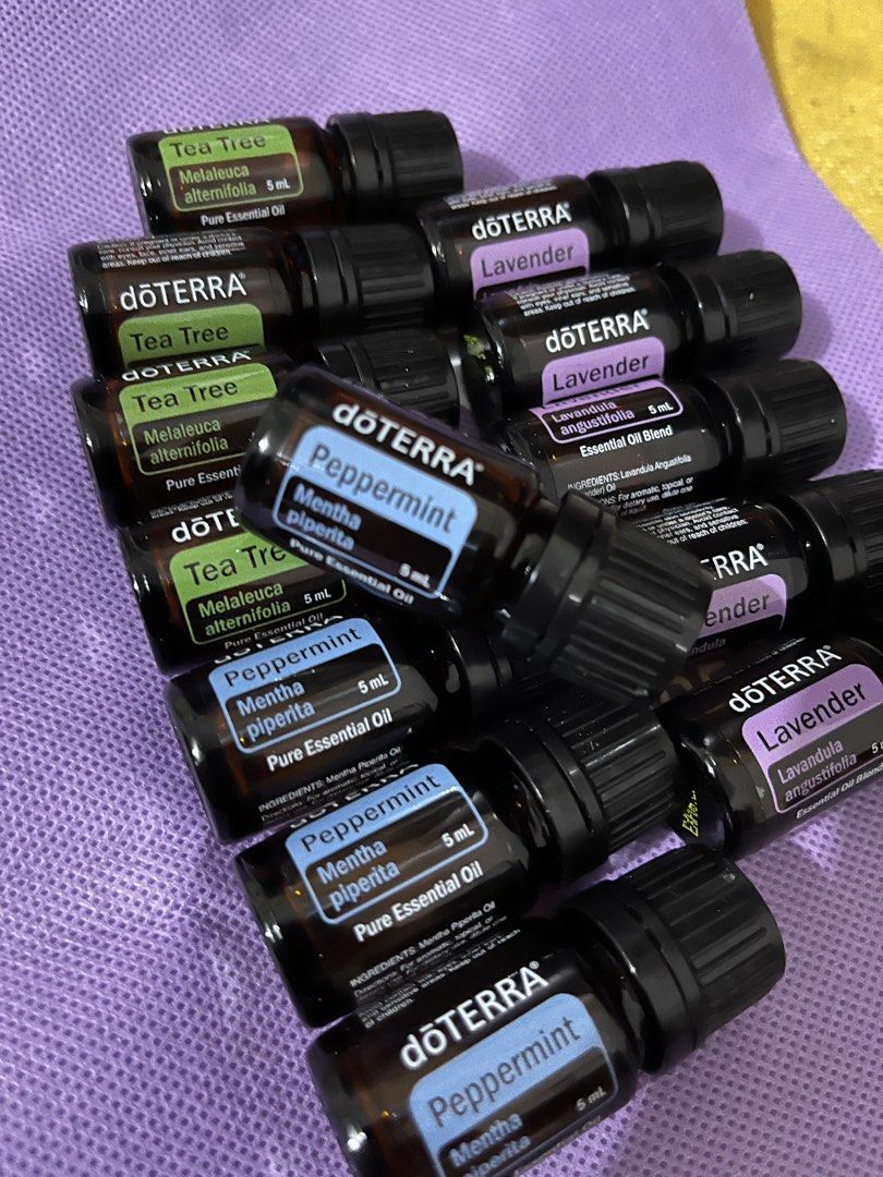 doTERRA Peppermint Lavender Tea Tree 5ml, Furniture & Home Living, Home ...
