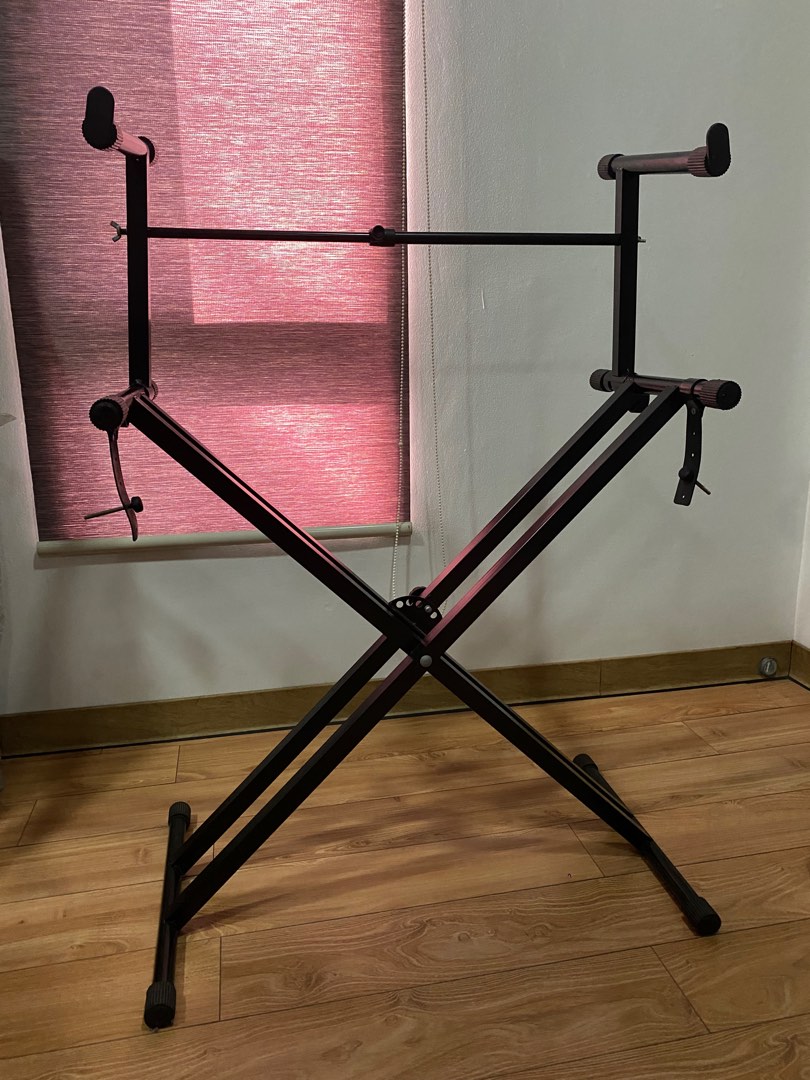 Double Keyboard Stand (Heavy Duty), Hobbies & Toys, Music & Media ...