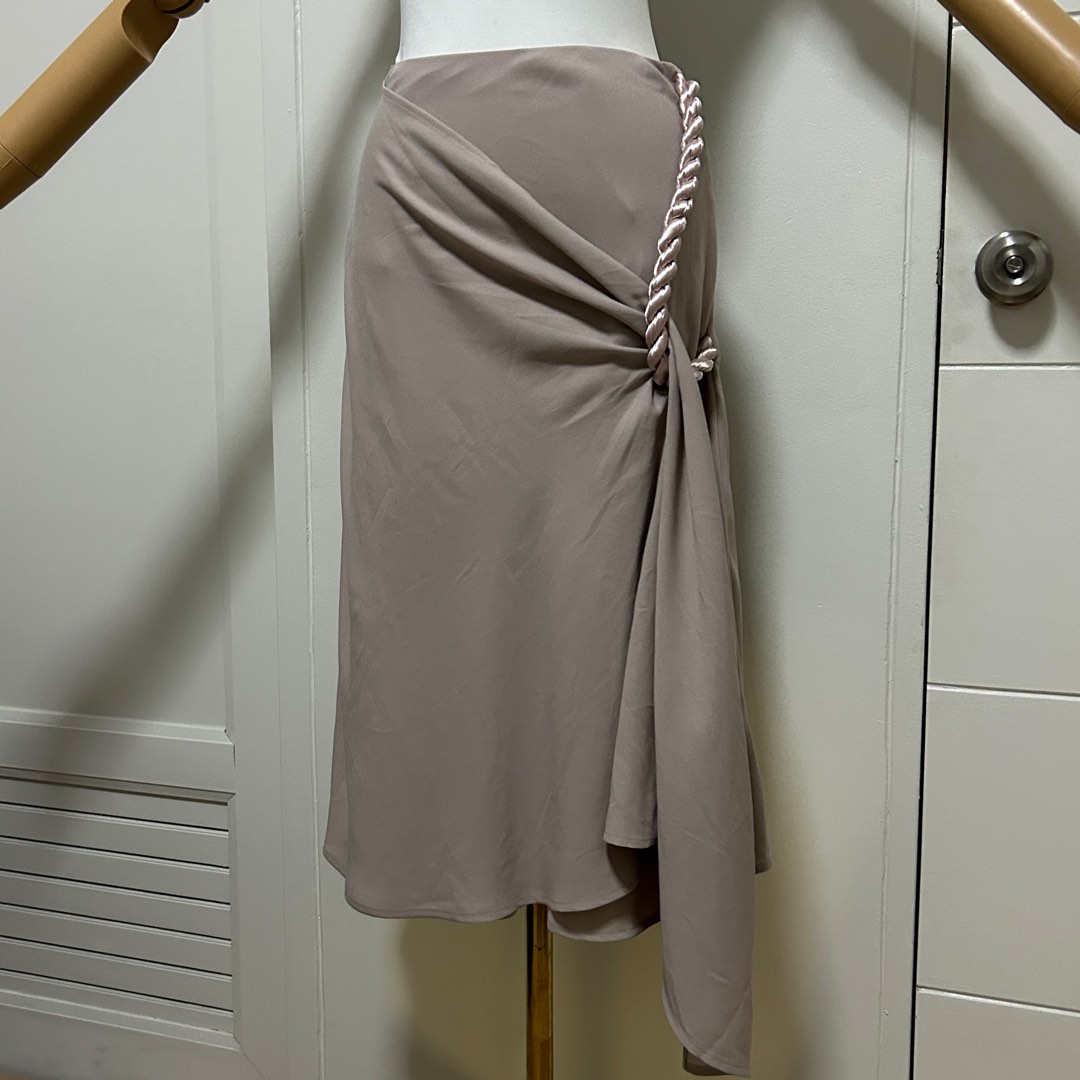 Draped rope styled skirt, Women's Fashion, Bottoms, Skirts on Carousell